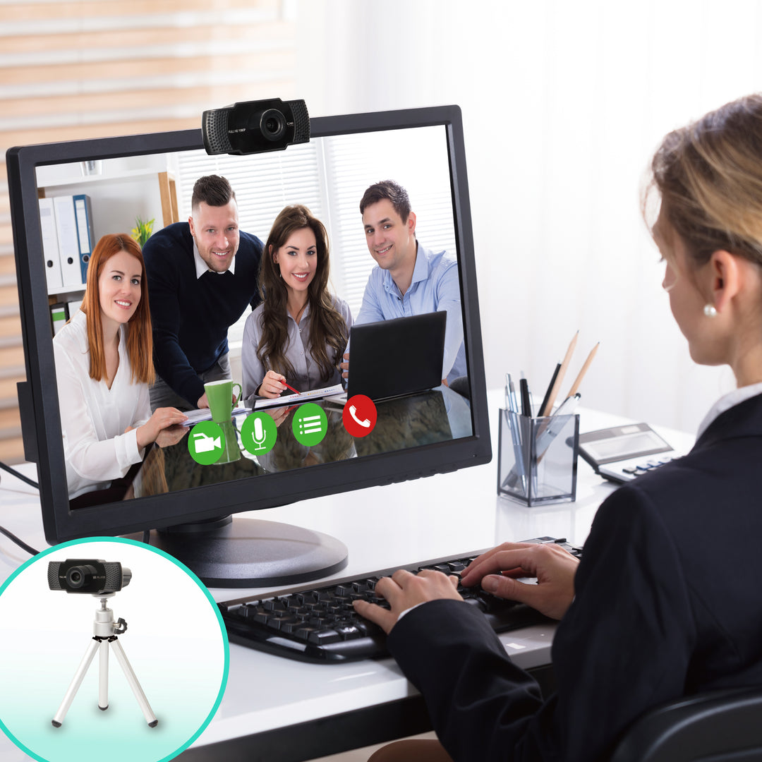Full HD Webcam with Tripod WB13BK – SLIDE USA